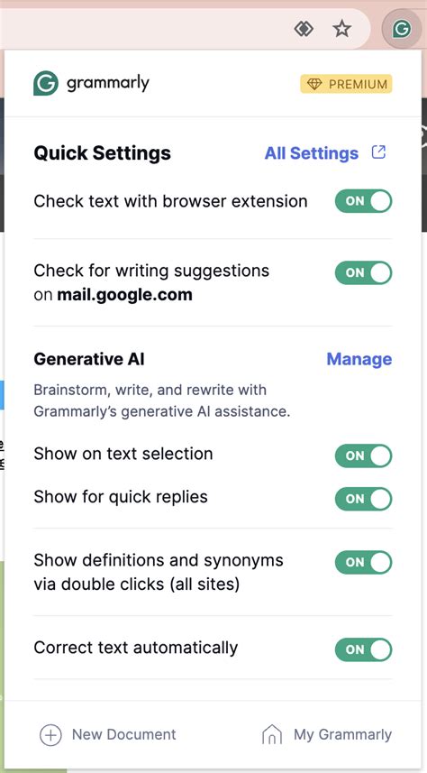 I Cant Use Grammarlys Generative Ai Features Grammarly Support