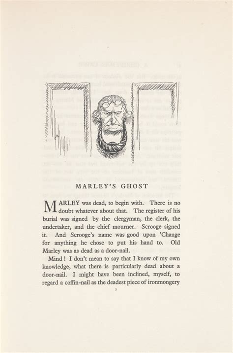 Marleys Ghost A Christmas Carol By Arthur Rackham