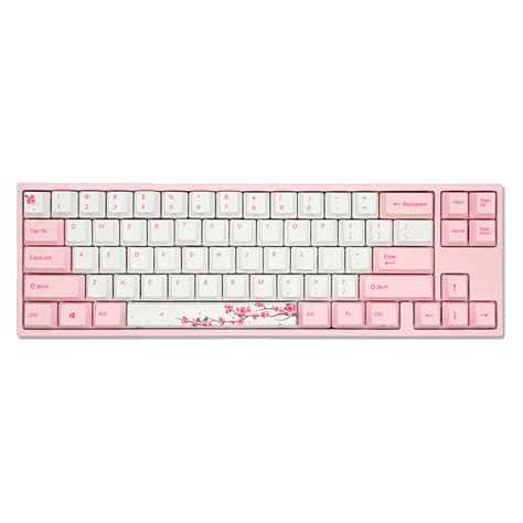 Buy Ducky Miya Pro Sakura Mech Keyboard Cherry Blue [my68nc1n Pp88v