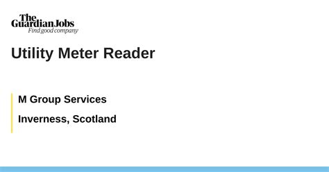 Utility Meter Reader Job With M Group Services 9228248