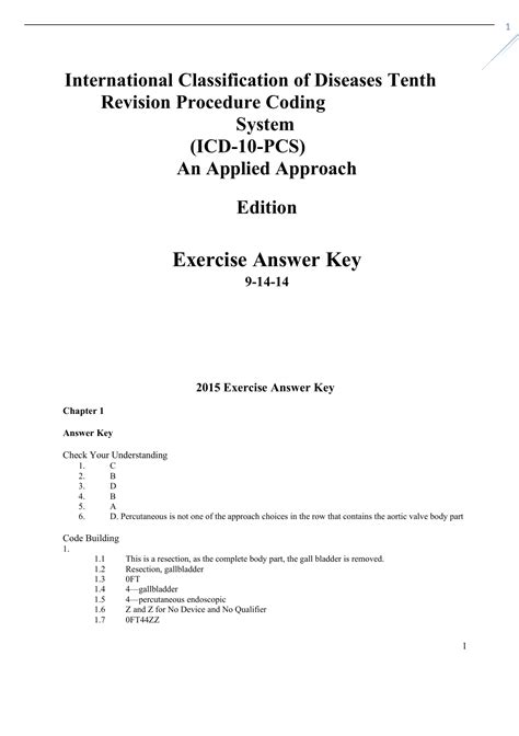 International Classification Of Diseases Tenth Revision Procedure