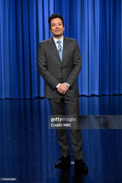 Host Jimmy Fallon During The Monologue On Thursday April 4 2024