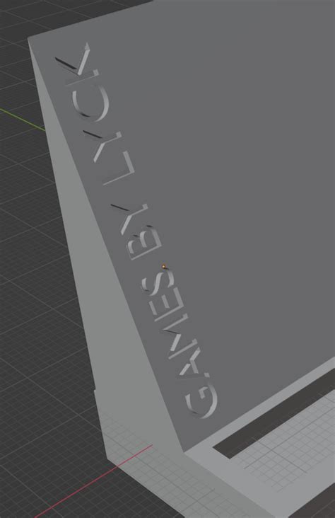 Engrave Wont Export From Blender To Slicer Rblender