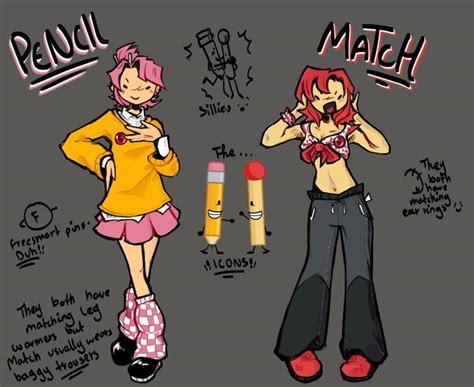 Match And Pencil Gjinkas‼️‼️ Pencil Bfb Human Woody X Blocky Bfb