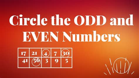 Is A Circle Even Or Odd Online Simpleplanning Net