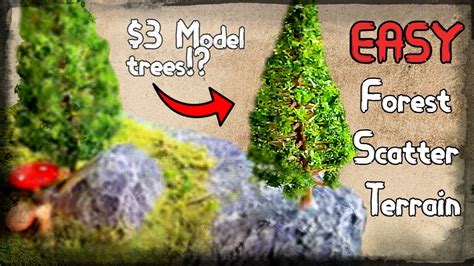 How To Make Forest Terrain MODULAR Terrain For Wargaming D D And Dioramas On A Budget YouTube