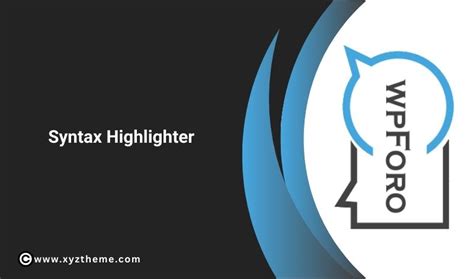 Wpforo Syntax Highlighter 302 Download For Wordpress Wpforo