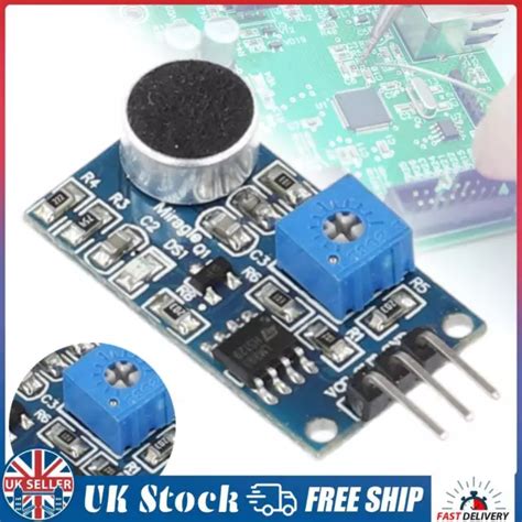 Sound Microphone Sensor Detection Microphone Amplifier Lm393 For Arduino Diy Kit £5 29 Picclick Uk