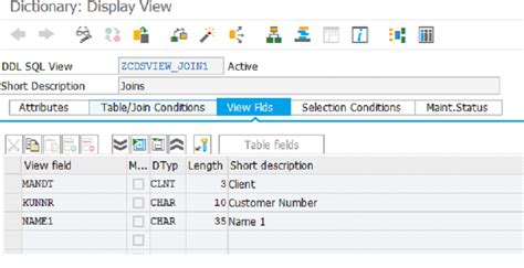 Sap Technical How To Use Joins In Abap Cds Views