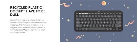 Logitech Pebble Keys K S Minimalist Keyboard Graphite Hificorp