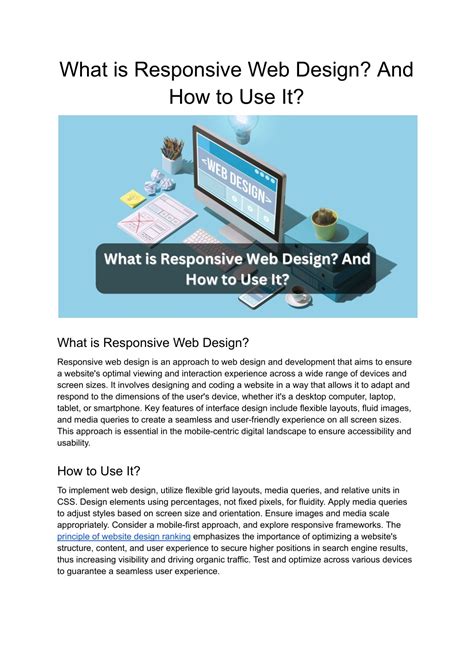 PPT What Is Responsive Web Design How To Use It PowerPoint Presentation ID 12592034