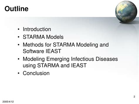 Ppt Space Time Modeling And Application To Emerging Infectious Diseases Powerpoint