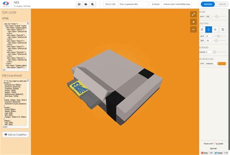 webベースのcss 3d エディタ「tridiv」 ソフトアンテナ