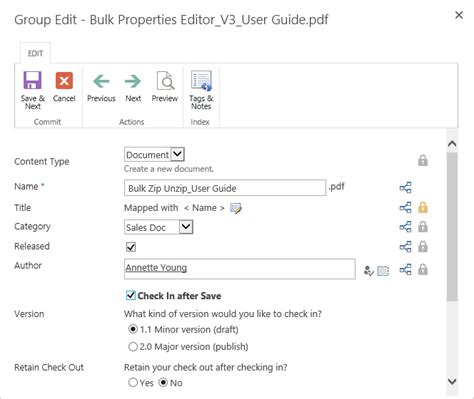 boostsolutions bulk properties editor for sharepoint on premises