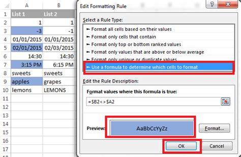 how to compare two columns in microsoft excel for matches and differences tpoint tech