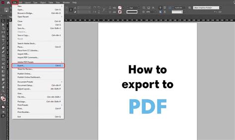How To Export To PDF Q Print Group