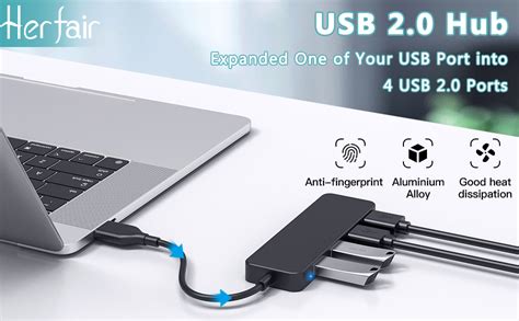 Amazon Com USB Hub Port USB Splitter Hub Expander For Laptop Computer Flash Drive Console