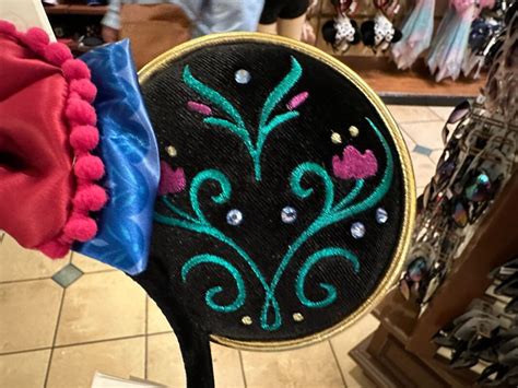 New Embroidered Anna Ear Headband Arrives At Walt Disney World Disney By Mark