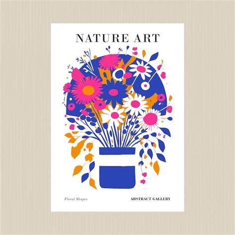 Premium Vector Flower Bouquet Poster