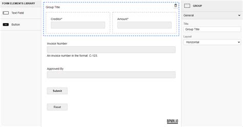 Add Basic Layout Component · Issue 47 · Bpmn Ioform Js · Github