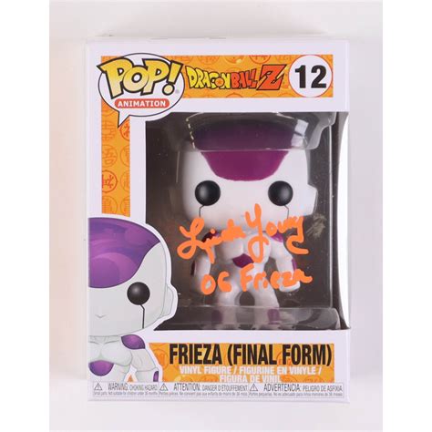 Linda Young Signed Dragon Ball Z 12 Frieza Funko Pop Vinyl Figure
