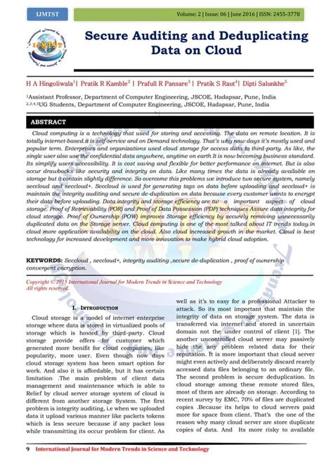 Secure Auditing And Deduplicating Data On Cloud Pdf Cloud Computing