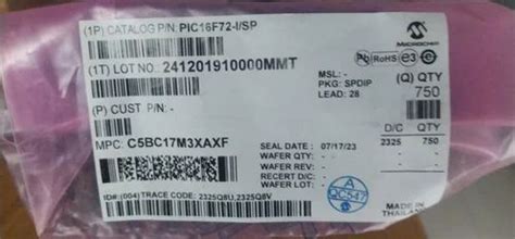 Pic16f72 I Sp Microcontroller At ₹ 80piece Programmable Interface
