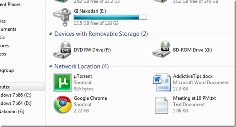 Windows 7 Add Programs In My Computer Under Network Location