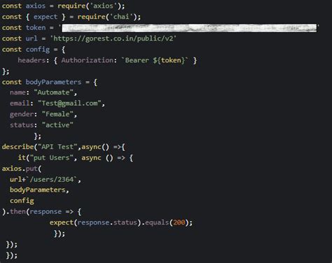Api Automation Testing Using Axios With Javascript