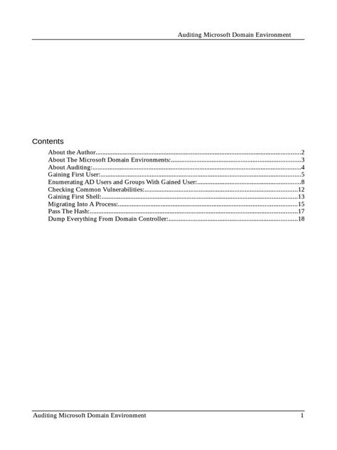 Audit Windows Server Pdf Active Directory Microsoft Windows