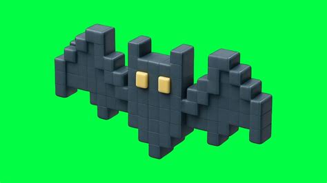 Png Pixelated Bat 3d Form Free Photo Rawpixel