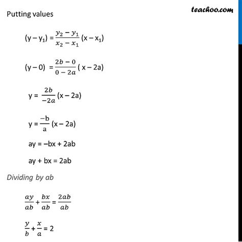 Ex 9 2 17 P A B Is Mid Point Of A Line Segment Axes