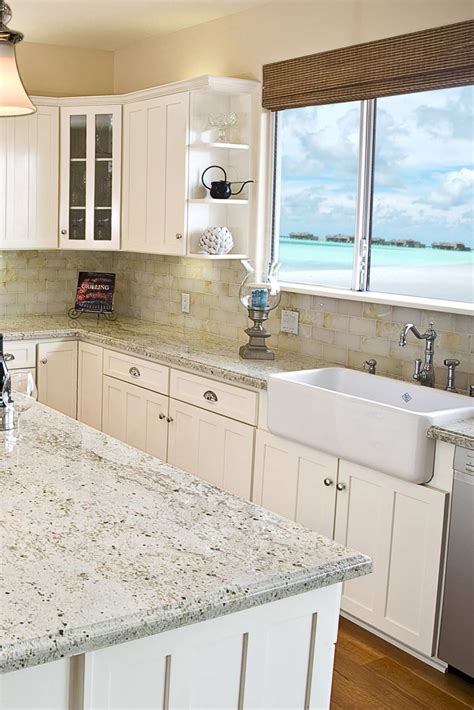 White Kitchen Countertops White Kitchen Cabinets