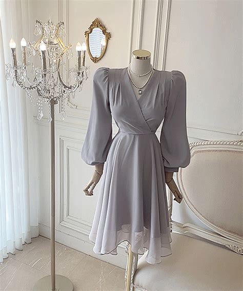 가을🍁여신핏~ 로블 플레어 미니원피스 결혼식 하객룩 파티룩 브라이덜샤워 돌잔치원피스 셀프웨딩 웨딩촬영 쉬폰원피스 플레어원피스 시스루원피스 가을하객룩 간절기원피스 가을