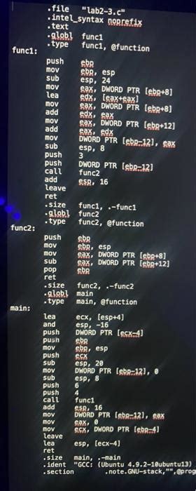 Solved 5 For Lab2 3s Draw A Diagram Of The Stack Prior To