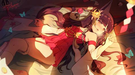 Rule 34 Anal Tail Animal Ears Azur Lane Ball Gag Black Hair Blush