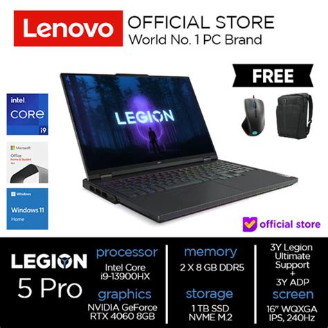 Promo Lenovo Legion Pro Irx Core I Hx Gb Tb Rtx Gb Cicil X Jakarta
