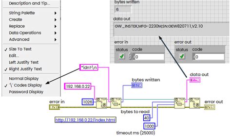 Interfacing Aps 7050 Ac Power Supply To Labview Through Ethernet Ni