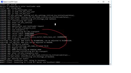 Easy Way To Merge Bootloader And Application RTT Output Nordic Q A