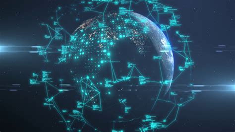 Deep Learning Technology Global Data Mining Stock Motion Graphics Sbv