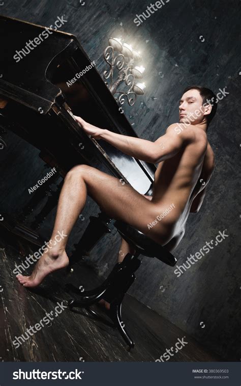 Naked Sexy Pianist Full Nude Playing Stock Photo Edit Now