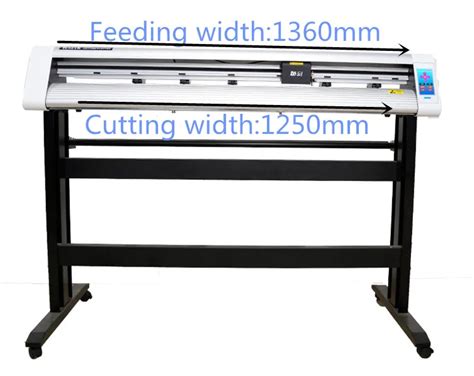 Teneth 48 Inch Vinyl Cutter Plotter With Full Touch Screen And Ccd Camera Automatic Contour Cut