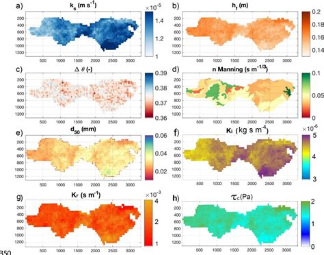 figure 3 from evaluation of sediment connectivity through physically based erosion modeling of