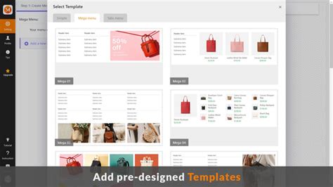 smart mega menu and navigation ecommerce plugins for online stores