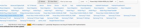Kasa Integration Scan Error Integrations Hubitat