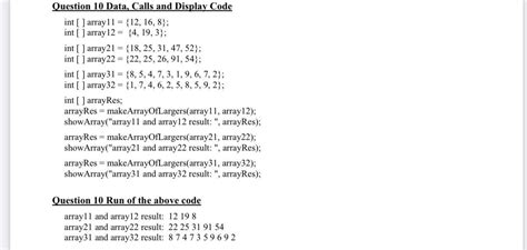 Solved Question 10 Coder Write The Code For The Method