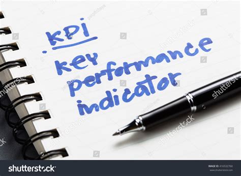 Kpi Key Performance Indicator Text Memo Stock Photo Shutterstock