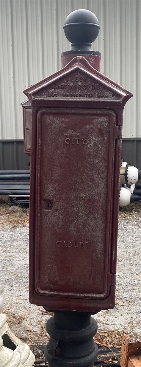 1900s Gamewell Fire Box Pedestal Alarm Box Old Antique Vtg Can Ship Ebay