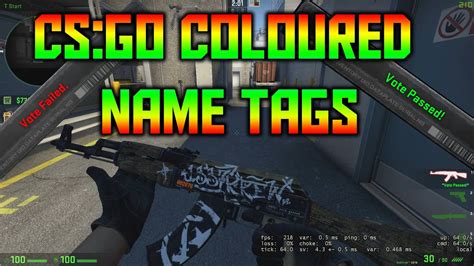CS GO How To Get Colored Name Tags YouTube