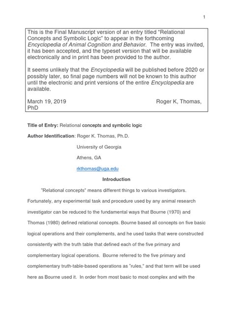 Relational Concepts And Symbolic Logic Pdf